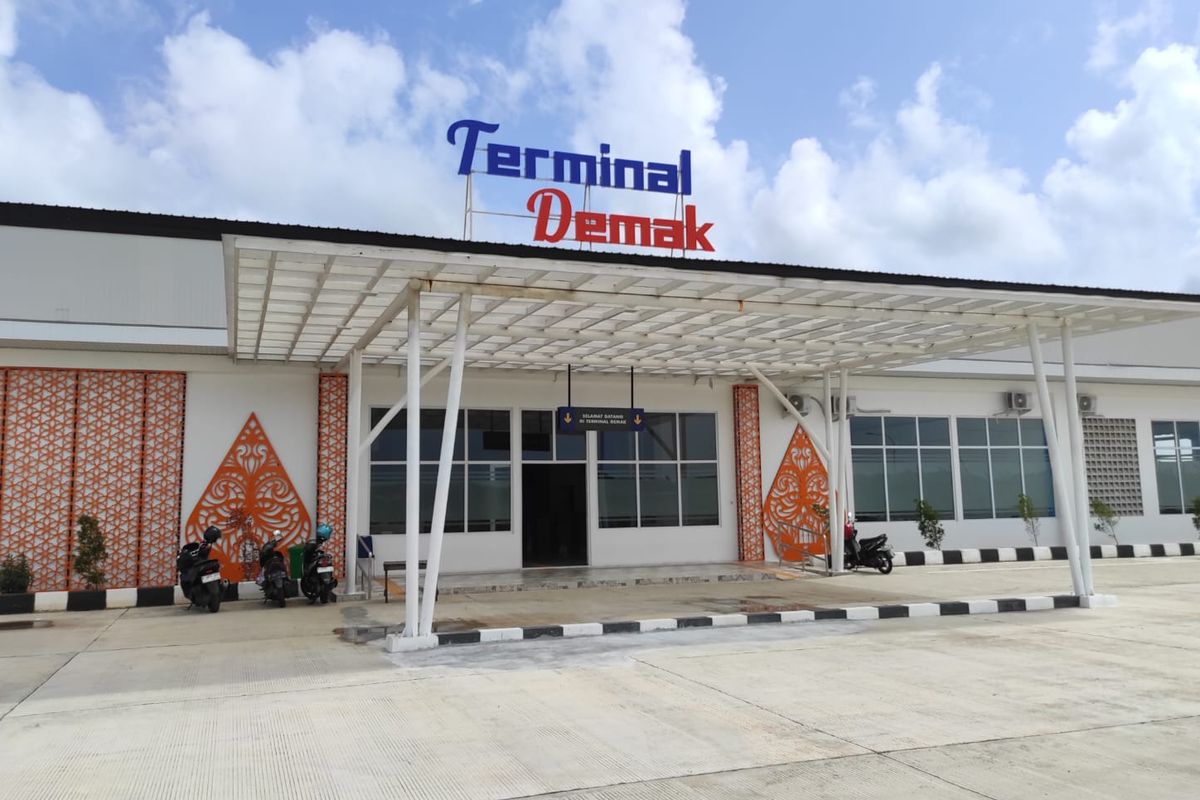 Terminal Tipe A Demak Mulai Uji Coba, Agen Bus Sudah Layani Pemudik
