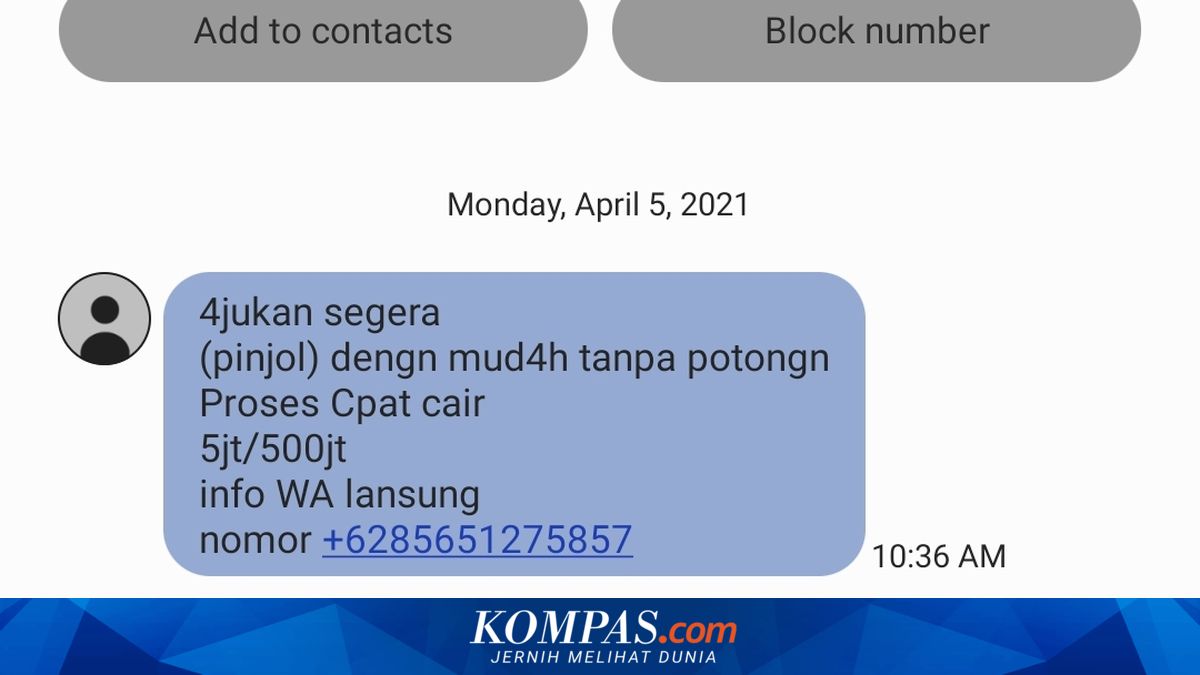 Kenapa Masih Banyak SMS Spam Iklan Pinjol? Ini Penyebab dan Cara ...