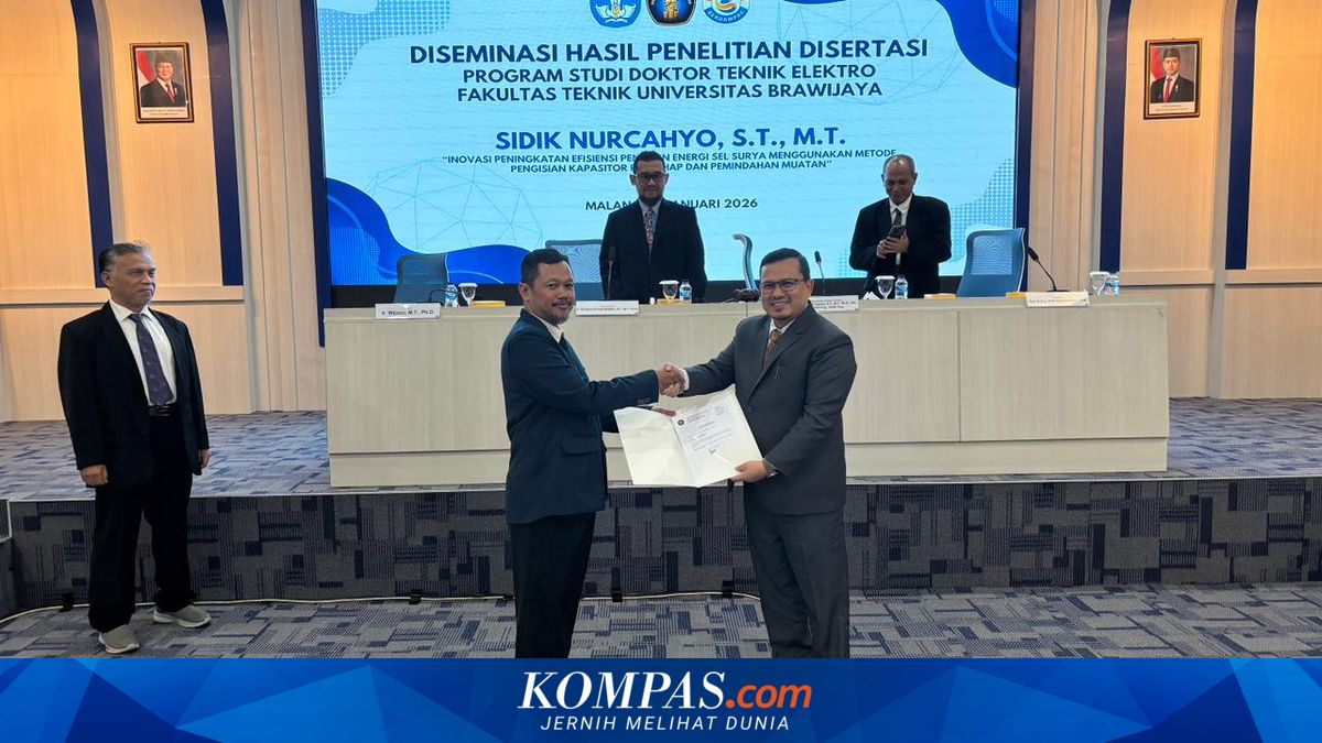 Bahas Panel Surya, Sidik Nurcahyo Raih Gelar Doktor Teknik Elektro ...
