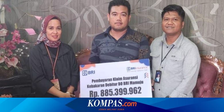 BRI Insurance Bayar Klaim Asuransi ke Nasabah UMKM atas Kebakaran di Samonu Sulbar