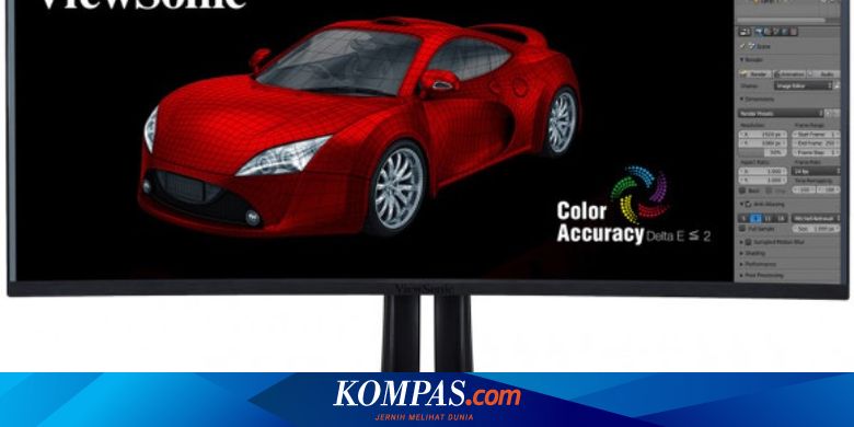 Monitor Layar Lengkung ViewSonic Dijual Rp 22 Juta di Indonesia