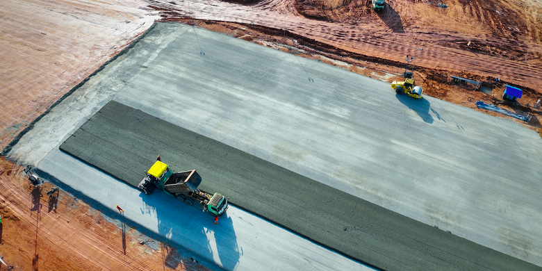 Bila Tak Hujan, Runway Bandara VVIP IKN Teraspal Seluruhnya 10 Agustus