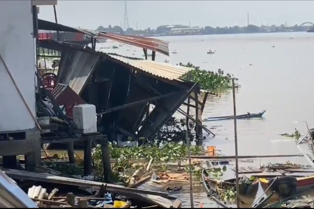 Waspada Banjir, Sungai Musi Palembang Berstatus Siaga Satu