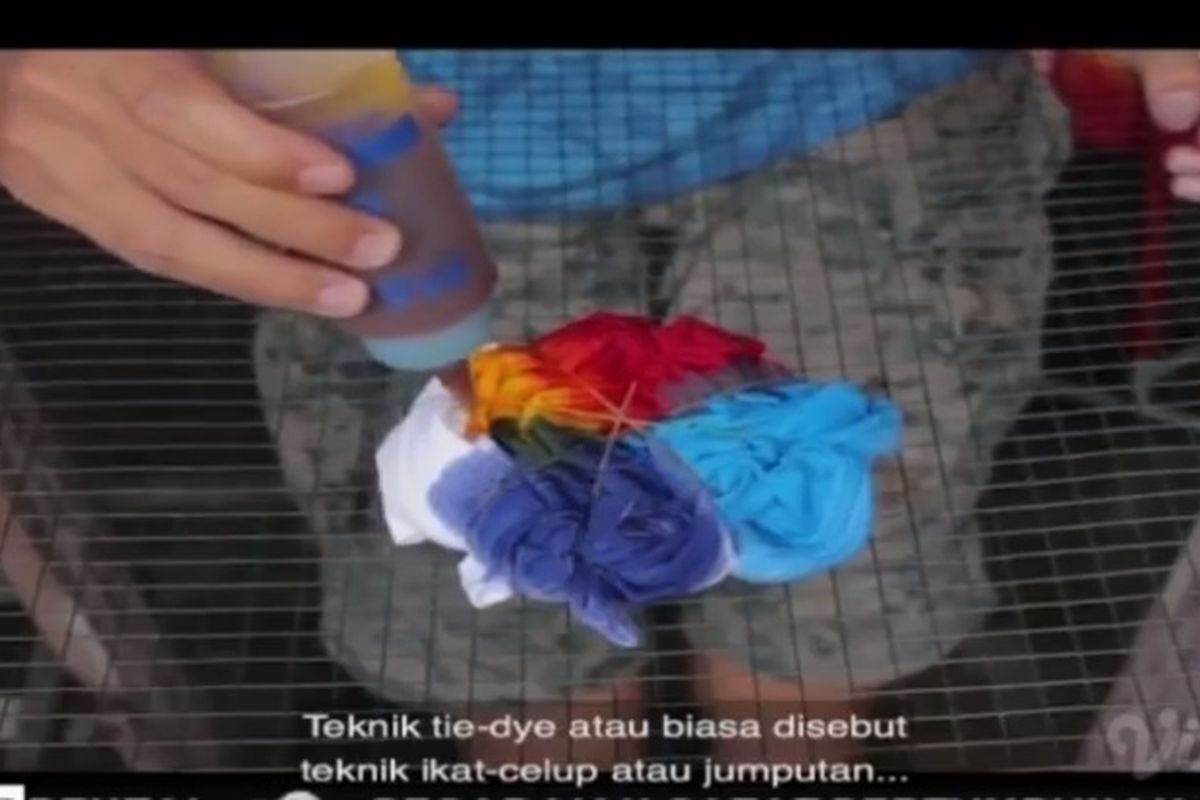 Pembelajaran Usaha "Kaus Tie Dye dan Furnitur", Belajar dari TVRI 14 ...