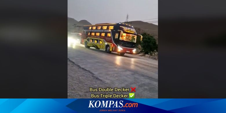 Lihat Bus Triple Decker, Dek Paling Bawah Ala Limousine