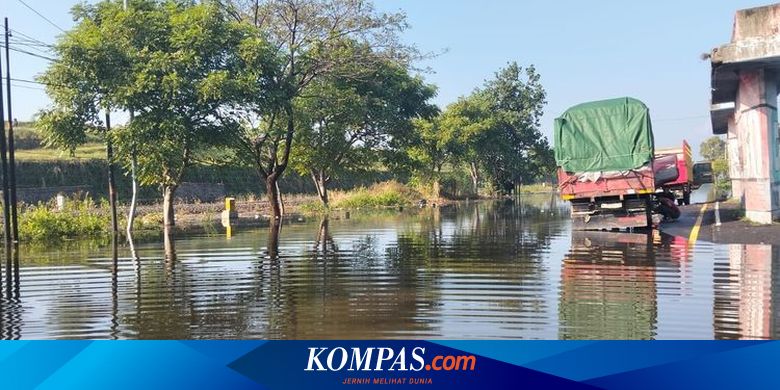 Banjir Surut, Jalan Raya Porong Sidoarjo Bisa Dilewati Lagi