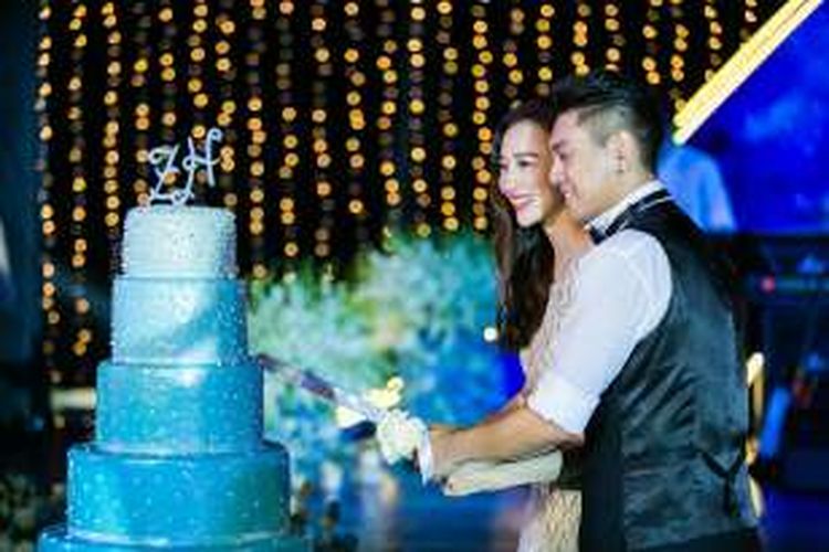 Foto-foto Romantisnya Pernikahan Ken Zhu dan Vivien Han