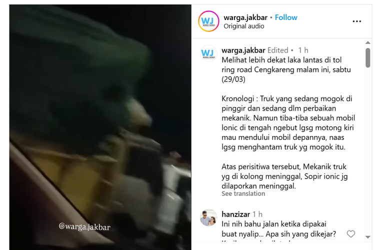 Hyundai Ioniq 5 N Tabrak Truk Mogok di Tol Cengkareng, Tiga Orang Tewas