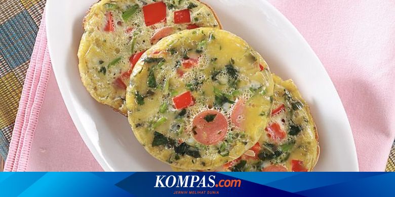 Resep Sarapan Praktis, Dadar Telur Bayam