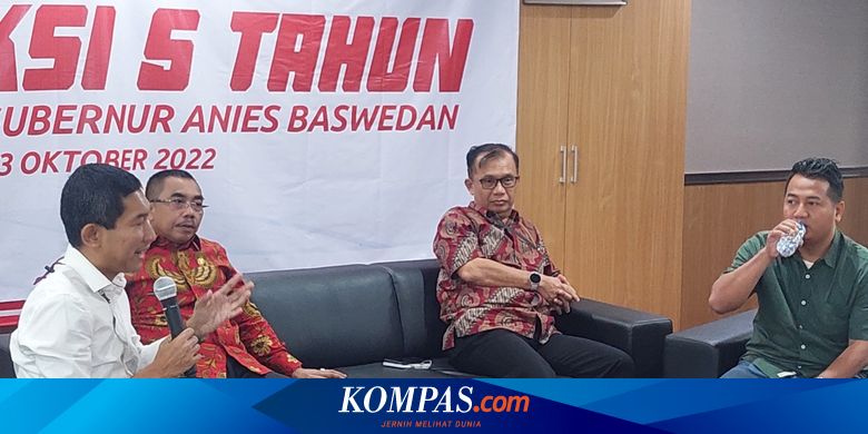 PDI-P DKI Jakarta: Dari 23, Hanya 5 Janji Kampanye Anies yang Terealisasi
