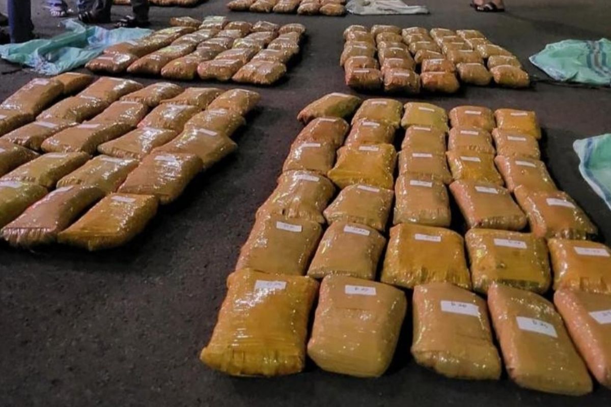Polisi Gagalkan Peredaran Ratusan Kilogram Ganja Lintas Sumatera Jawa