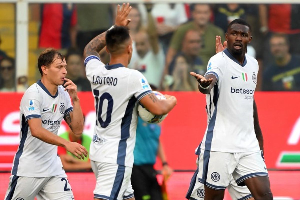 Hasil Genoa Vs Inter 2-2: Gol Mantan AC Milan Tahan Juara Bertahan
