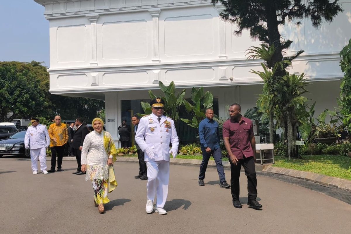 Gubernur dan Wakil Gubernur Papua Terpilih Datangi Istana untuk ...
