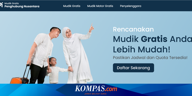 Link Pendaftaran Mudik Gratis Kemenhub 2025, Cek Jadwal dan Rutenya!