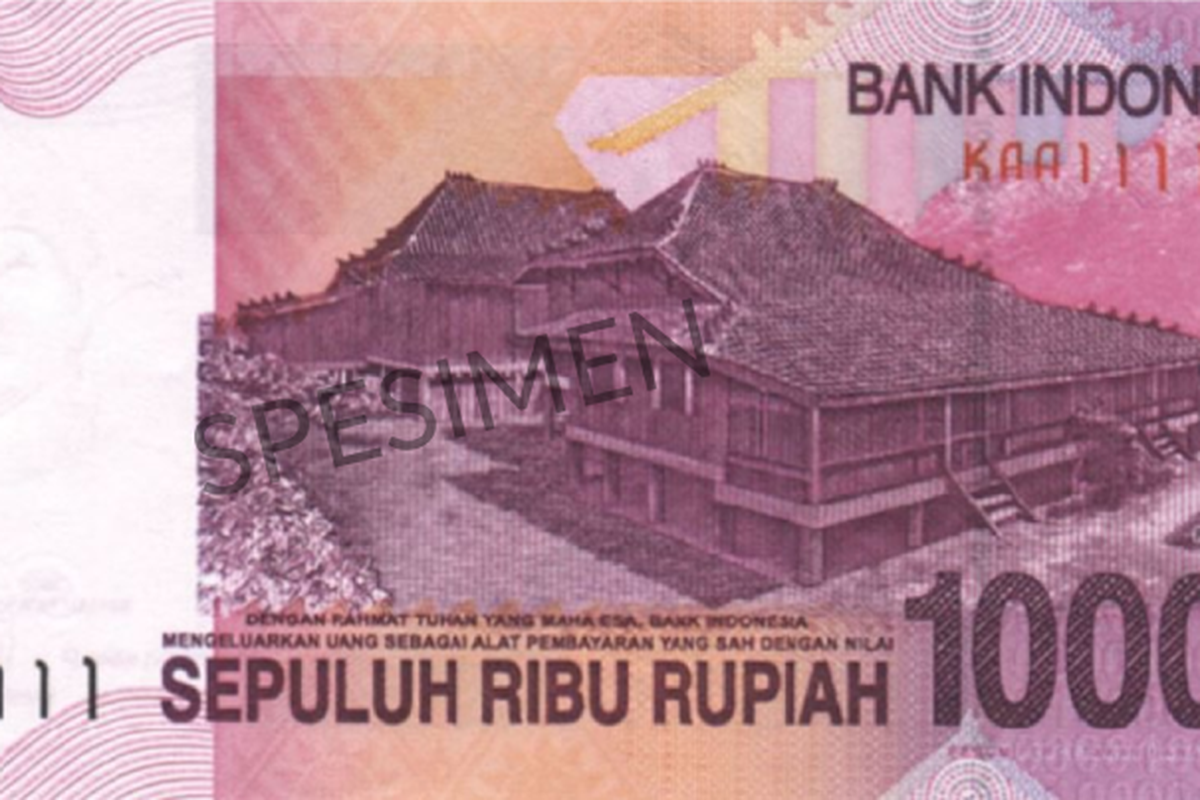 BI Bantah Kabar soal Uang Rp 10.000 TE 2005 Bergambar Rumah Limas ...