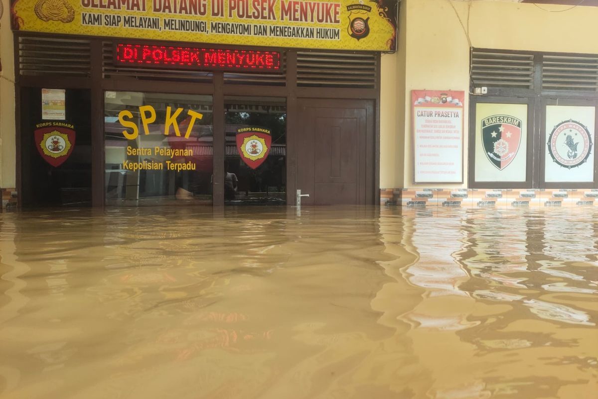 Aliran Listrik Diputus, Berikut Update Kondisi Banjir Landak Kalbar