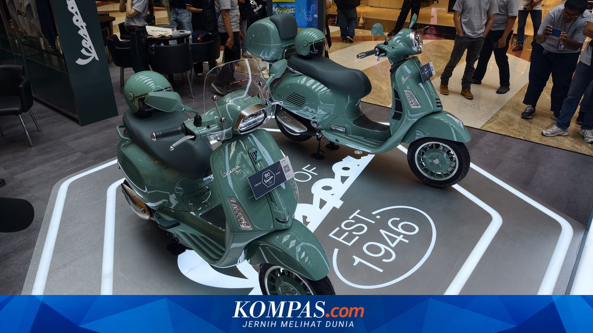 Vespa Rilis Tiga Model 80th Anniversary, Harga Mulai Rp 63 Jutaan