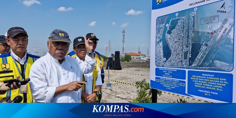 Menteri PUPR Optimistis Tanggul Laut Mampu Atasi Rob di Semarang