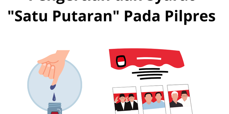 Pengertian dan Syarat "Satu Putaran" Pada Pilpres