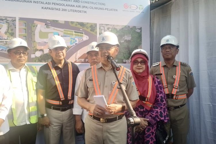 Pemprov Bangun Proyek Pengolahan Air Ciliwung Jadi Air Bersih di Pejaten