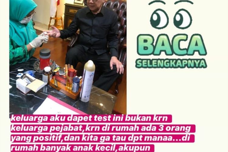 Istri Detri Warmanto Bantah Dapat Rapid Test Covid-19 karena Tjahjo Kumolo