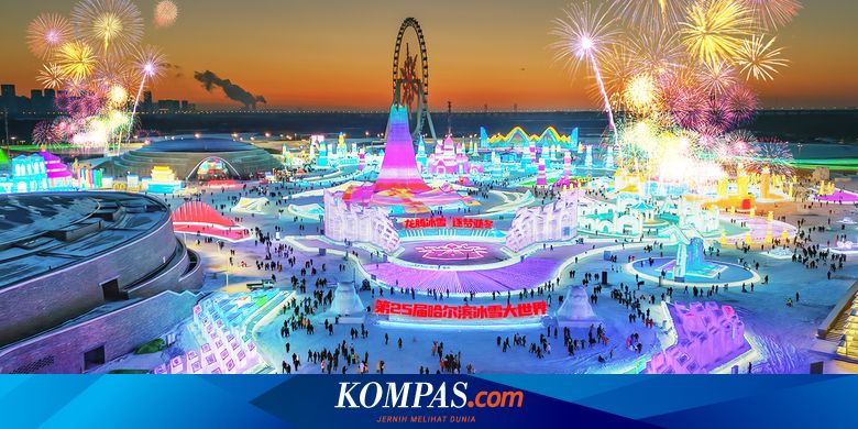 Taman Hiburan Es dan Salju Dalam Ruangan Terbesar di Dunia Ada di China