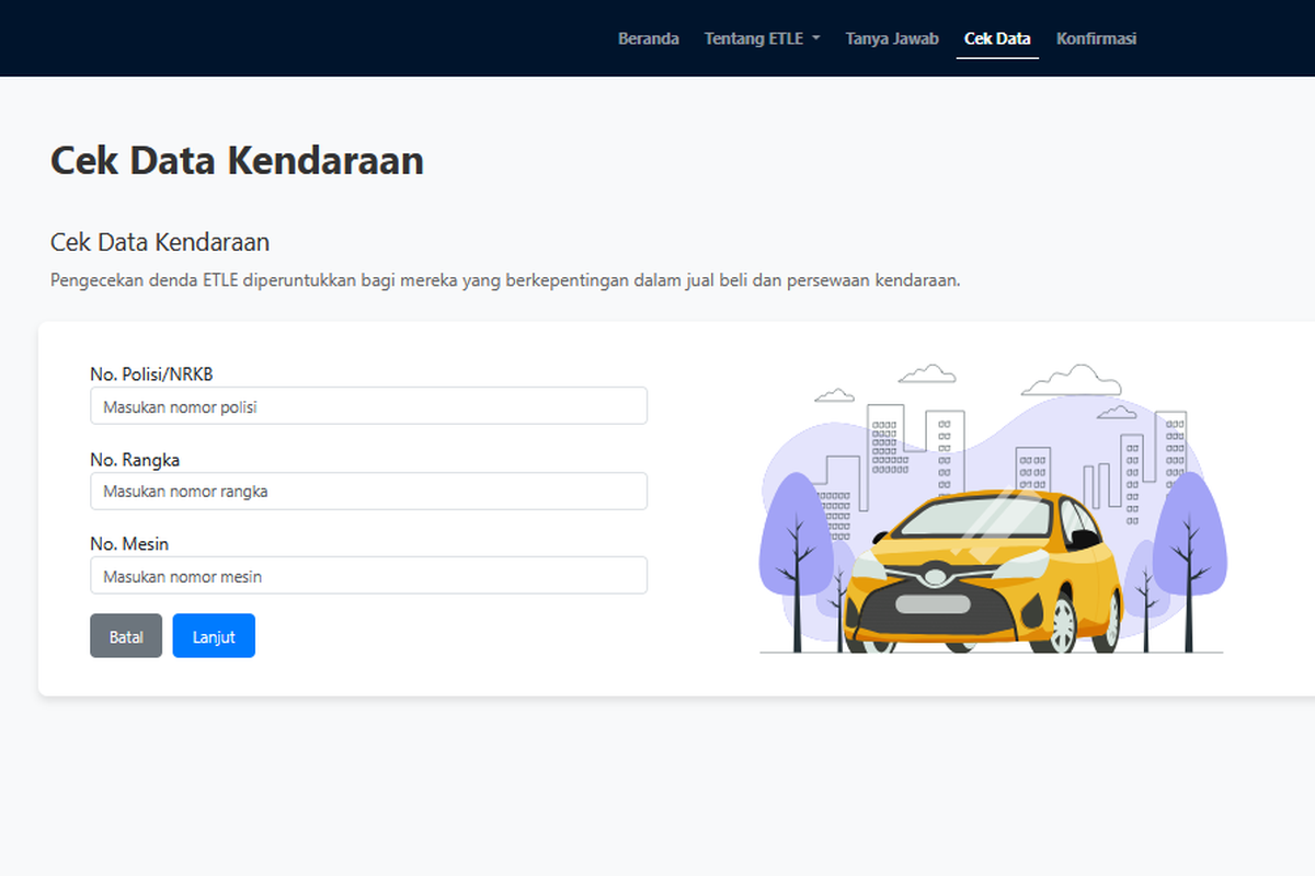 Cara Cek ETLE Secara Online, Ini Link dan Panduannya