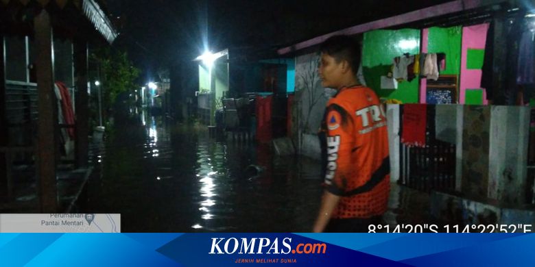 Hujan 3 Jam, 6 Titik di Kota Banyuwangi Terendam Banjir