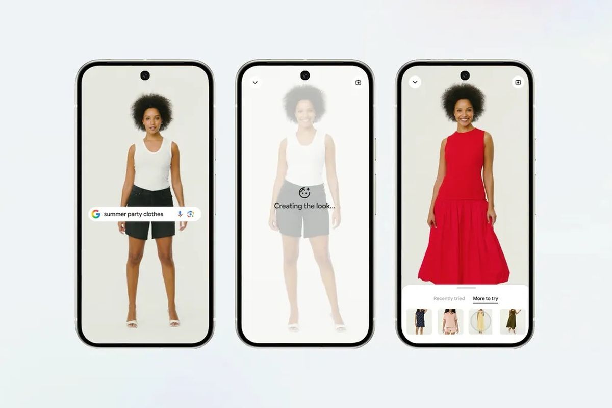 Googling Foto Baju di Internet Kini Bisa Sekalian Dicoba Dipakai