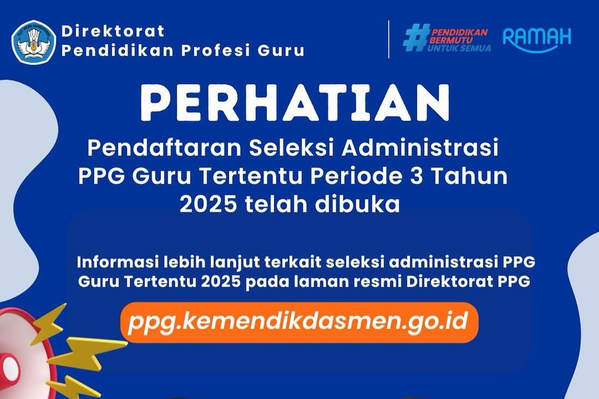 Jadwal UKPPPG Tahap 3 Tahun 2025 untuk Guru Tertentu dan Retaker