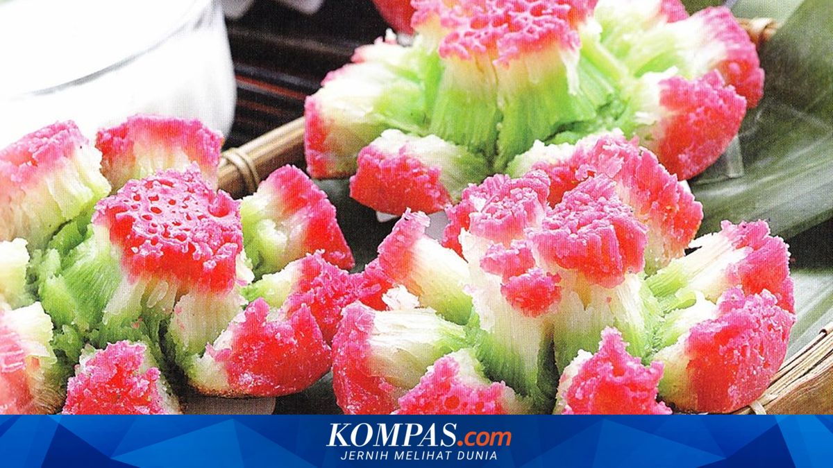 12 Kue Tradisional Indonesia Identik dengan Warna Pink dan Hijau