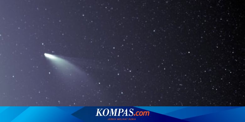 Berikut Foto Komet Neowise di Indonesia dan Analisis Lapan Terkait ...