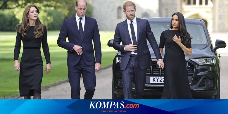 Koran Inggris Puji Reuni William-Kate dan Harry-Meghan Saat Ratu Elizabeth II Meninggal