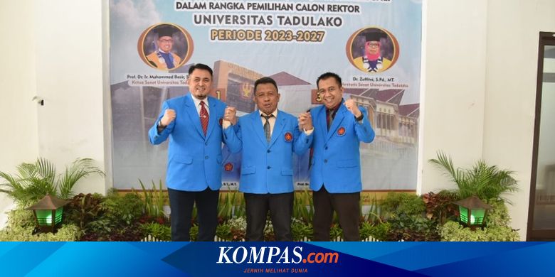 Prof. Amar Terpilih Jadi Rektor Untad Periode 2023-2027