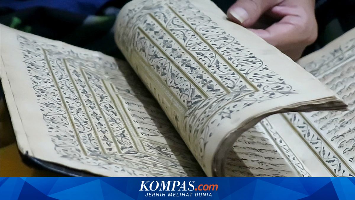 Al Quran Iluminasi Emas Era Pakubuwono IV Ditemukan di Sidoarjo, Cuma ...