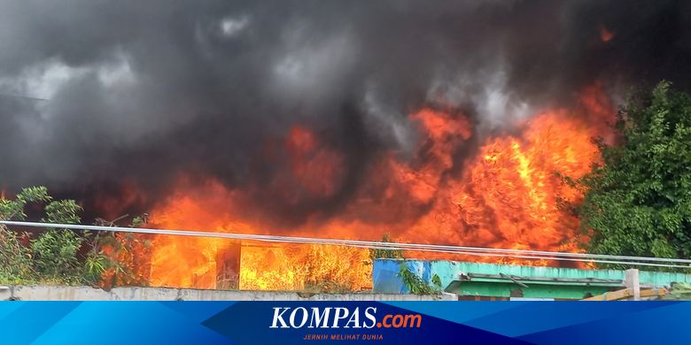 Gedung IV Pasar Horas Pematangsiantar Terbakar, Api Berasal dari Kios
