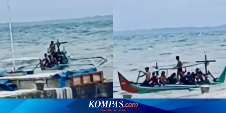 Kapal Kayu Terbalik Dihantam Ombak di Lampung, Penumpang Sempat 2 Jam ...