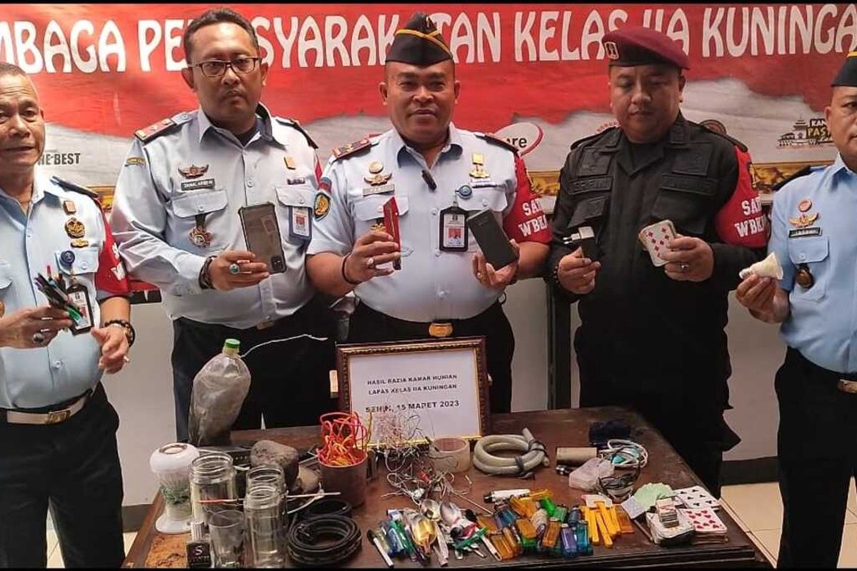 Temukan Puluhan Benda Terlarang di Kamar Napi, Petugas Duga dari Warga Luar Temukan Puluhan Benda Terlarang di Kamar Napi, Petugas Duga dari Warga Luar