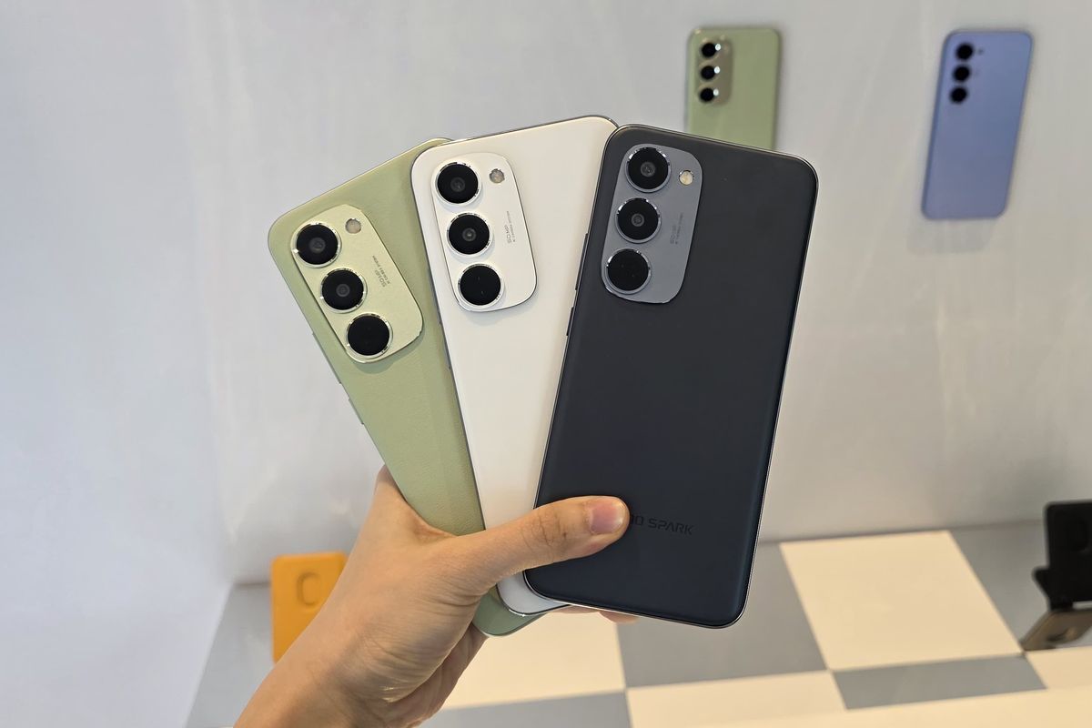 Dijual Rp 2 Jutaan, Tecno Spark 40 Pro Plus Jadi HP Tertipis dengan ...