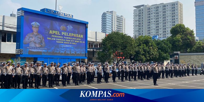 Korlantas Polri Kerahkan 1.530 Personel BKO untuk Agenda World Water Forum Bali