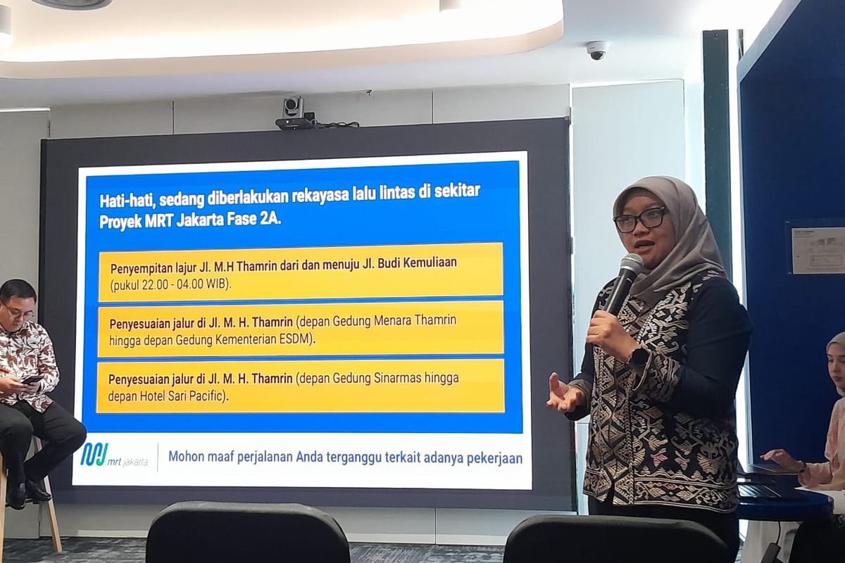 MRT Jakarta Minta Maaf, Proyek Fase 2A Sebabkan Macet di Thamrin