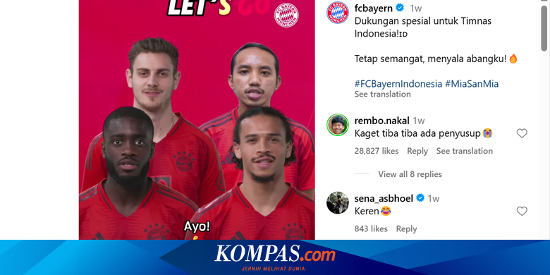 Irfan Ghafur "Nyempil" di Ucapan Pemain Bayern Munich untuk Timnas ...