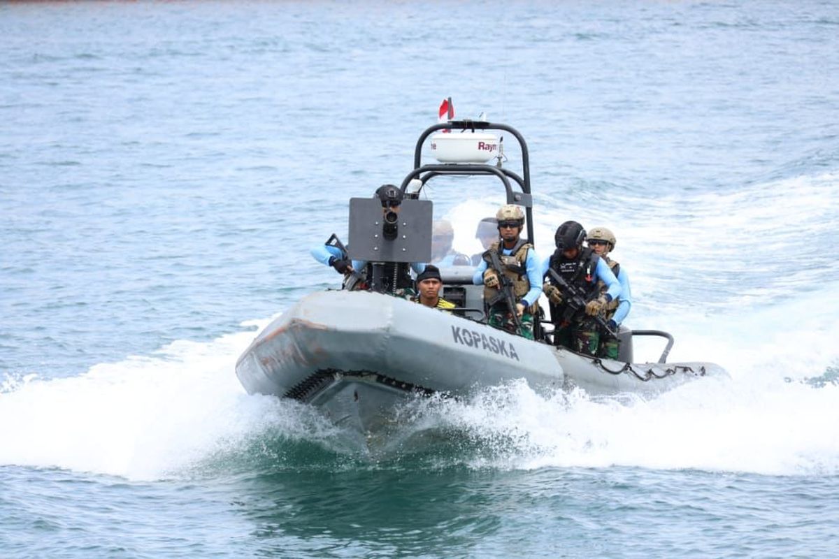 Jelang G20, Pasukan Elite TNI AL Gelar Latihan VBSS di Bali