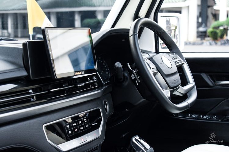 BERITA FOTO: Penampakan dan Spesifikasi Maung MV3 "Pope Mobile" untuk ...