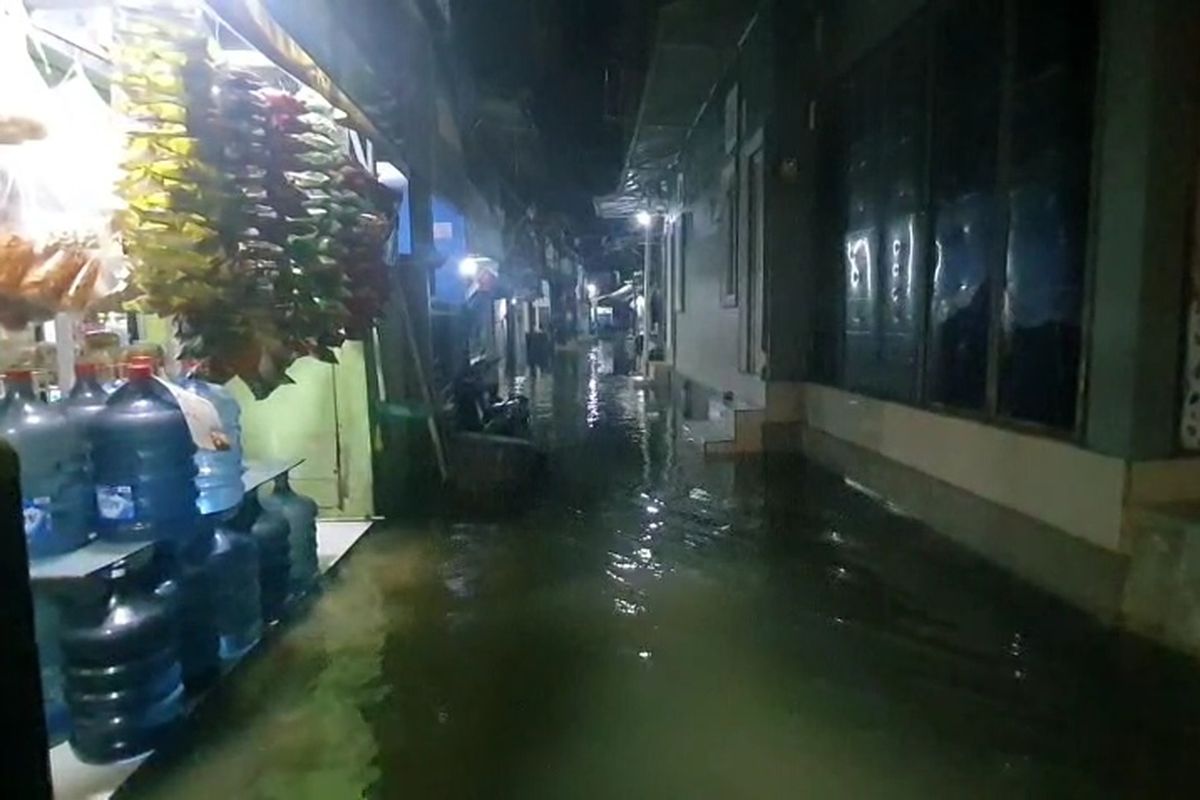 Muara Angke Kembali Terendam Banjir Rob, Ketinggian Air Capai 90 Cm