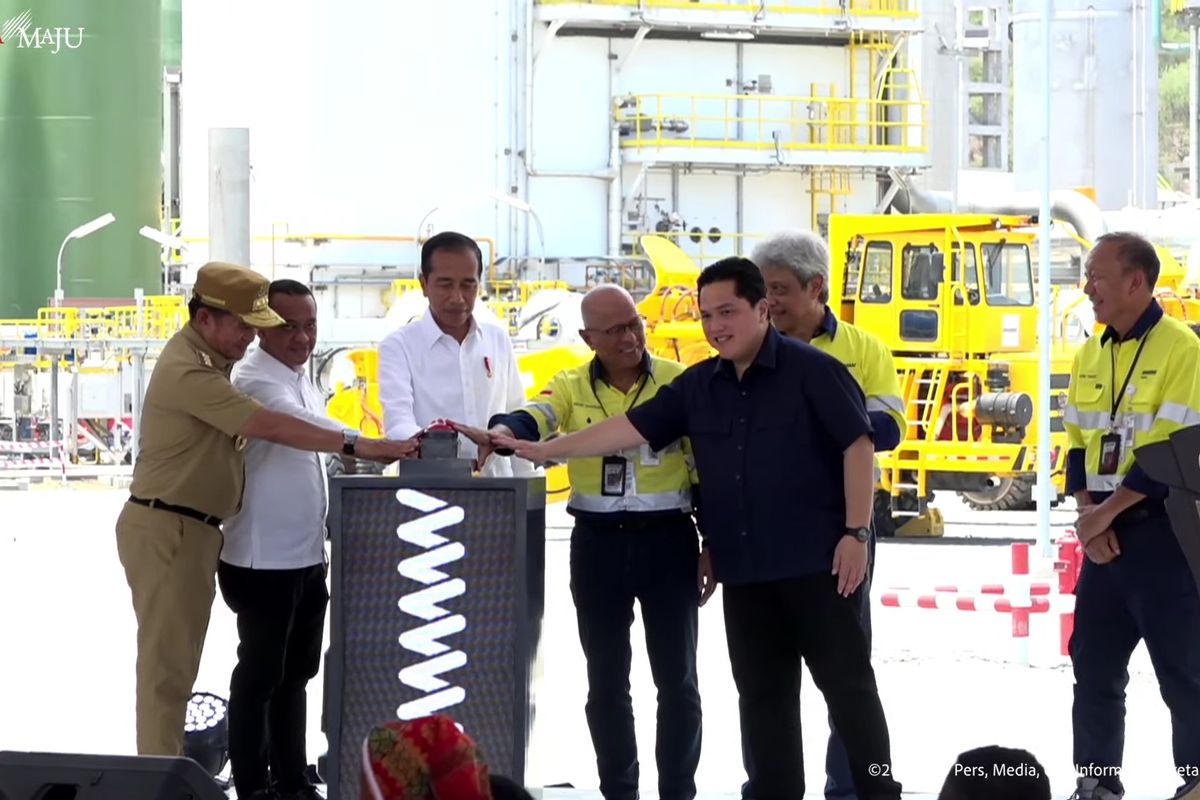 Jokowi Resmikan Smelter Tembaga dan Pemurnian Logam Mulia Senilai Rp 21 Triliun di NTB