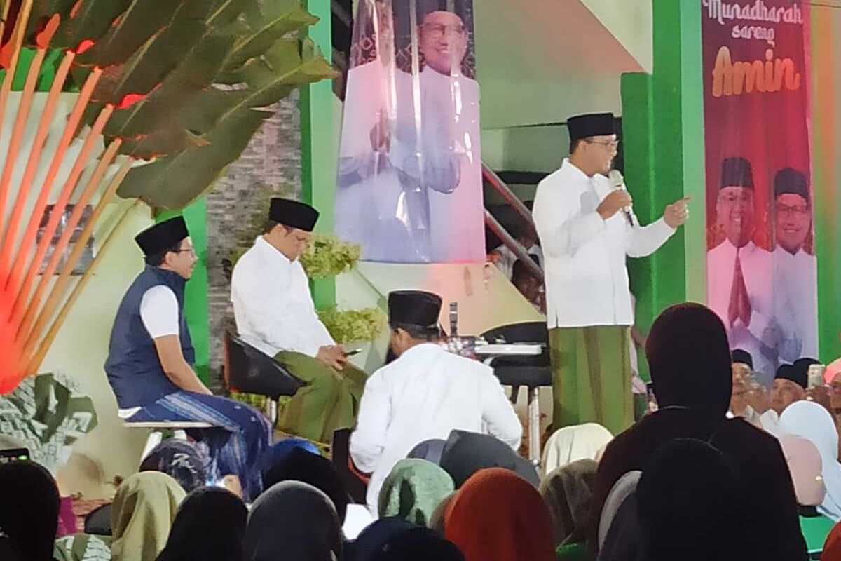 Safari Kampanye Paslon Amin di Madura Ditutup di Pesantren Syaikhona Kholil Bangkalan