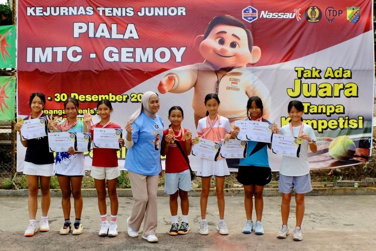 Kejuaraan Tenis Junior Piala IMTC-Gemoy Raih Penilaian PB Pelti