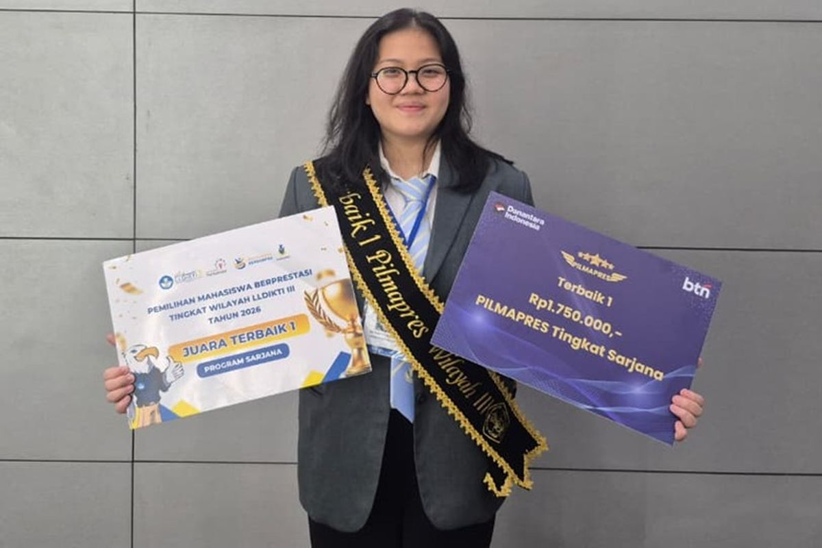 Juara 1 Pilmapres Wilayah III 2026, Tiffney Tyara Setyoko dari UPH ...