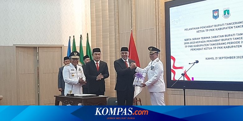 Andi Ony Dilantik Jadi Penjabat Bupati Tangerang